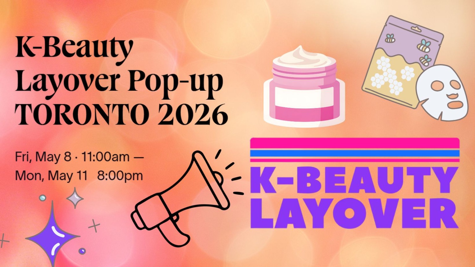 The Viral K-Beauty Layover Pop-Up Is Back in Toronto 2026 : Parenting To Go